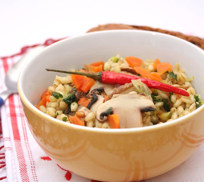 Stew of wheat stock photo. Image of healthy, dinner, lunch - 37198384