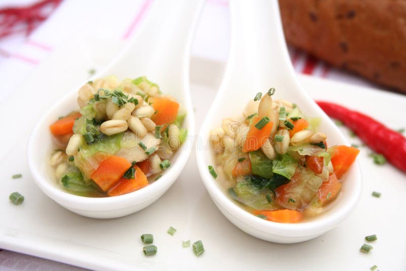 Stew of Wheat and Vegetables Stock Photo - Image of soup, freshness ...