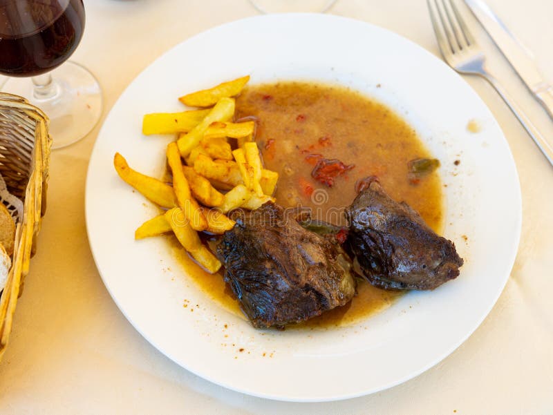 Stewed Beef Cheek Served Potato Stock Photos - Free & Royalty-Free ...