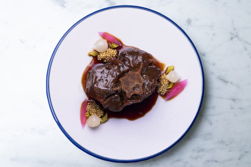 Stewed beef tail. stock photo. Image of gourmet, traditional - 264631270