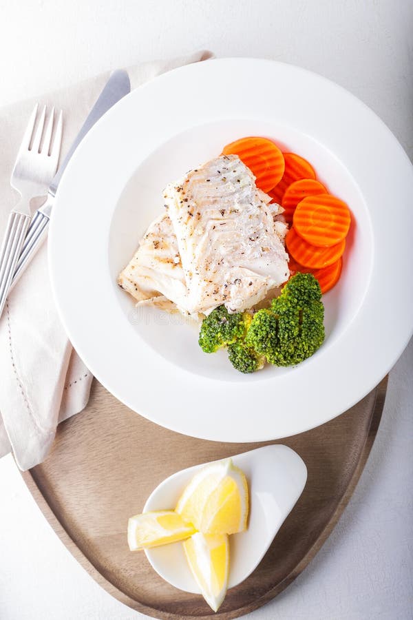 Stewed cod and vegetables stock photo. Image of salad - 90902806
