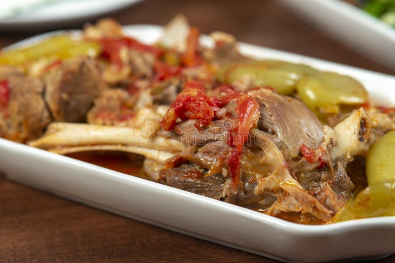 Stewed lamb stock image. Image of restaurant, stew, vegetable - 172377955