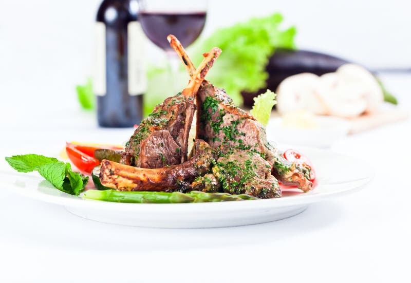 Stewed mutton stock image. Image of edible, roast, gourmet - 40947793