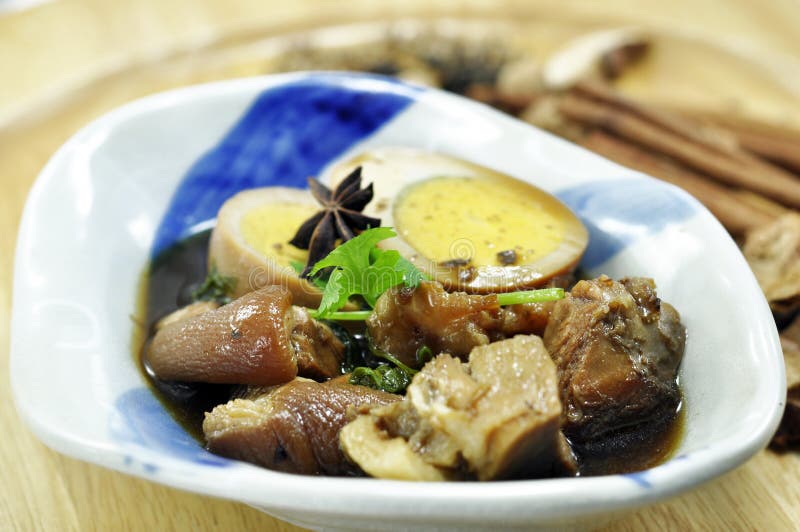 Stewed pork. stock image. Image of cooking, cooked, cuisine - 32007335