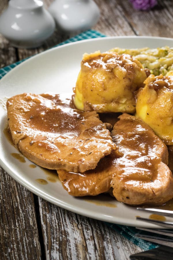 Stewed Turkey Meat in Gravy Stock Photo - Image of meat, diner: 183426914