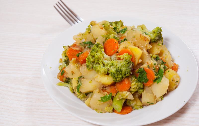 Stewed vegetables stock image. Image of boiled, healthy - 60809361