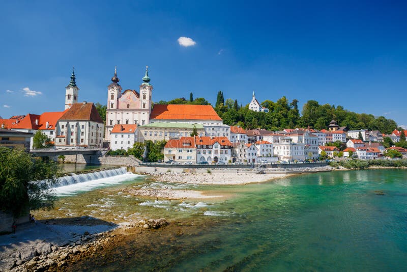 Steyr, Austria, Steyr and Enns Rivers Stock Photo - Image of bridge ...