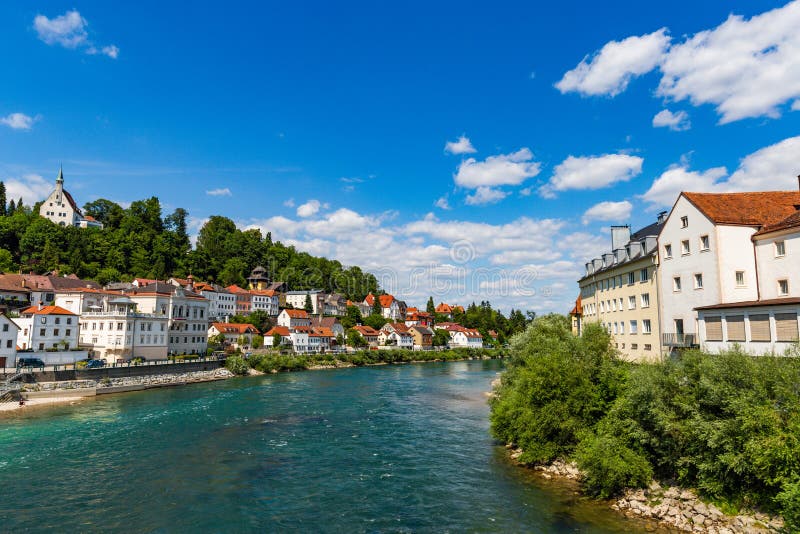 Steyr - a Town in Austria. Steyr and Enns Rivers Stock Image - Image of ...