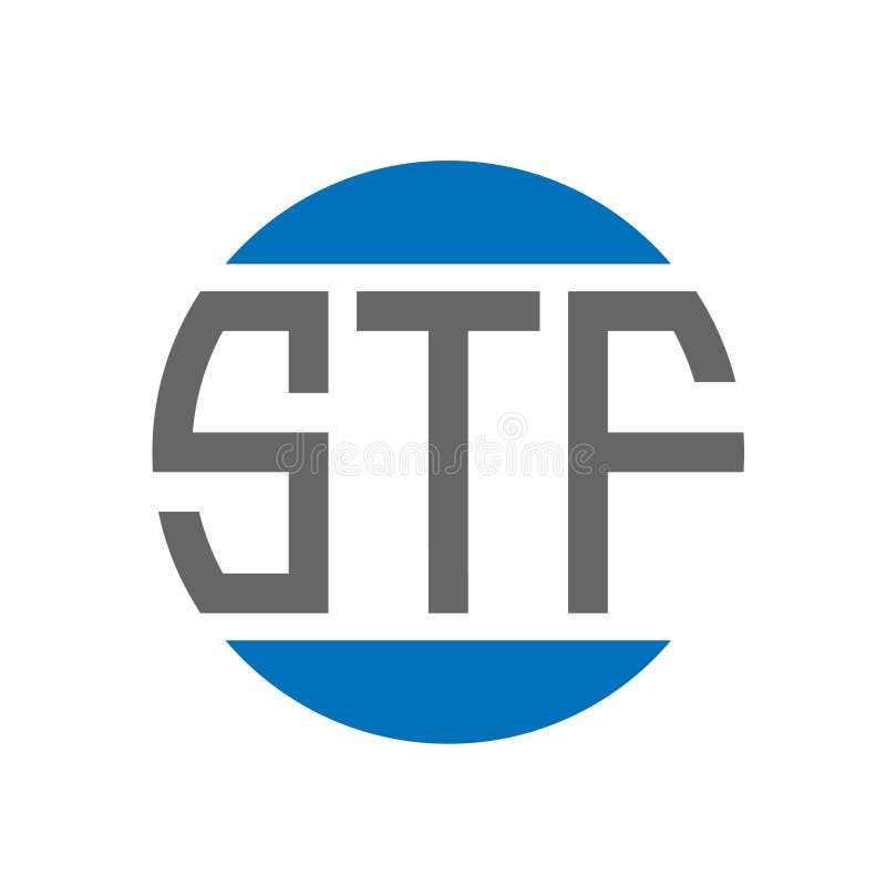 STF Letter Logo Design on White Background. STF Creative Initials ...
