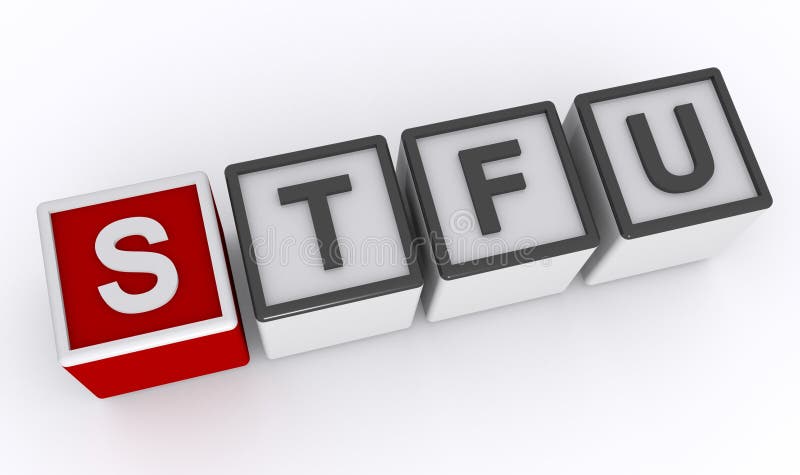 Stfu Word Stock Illustrations – 1 Stfu Word Stock Illustrations ...