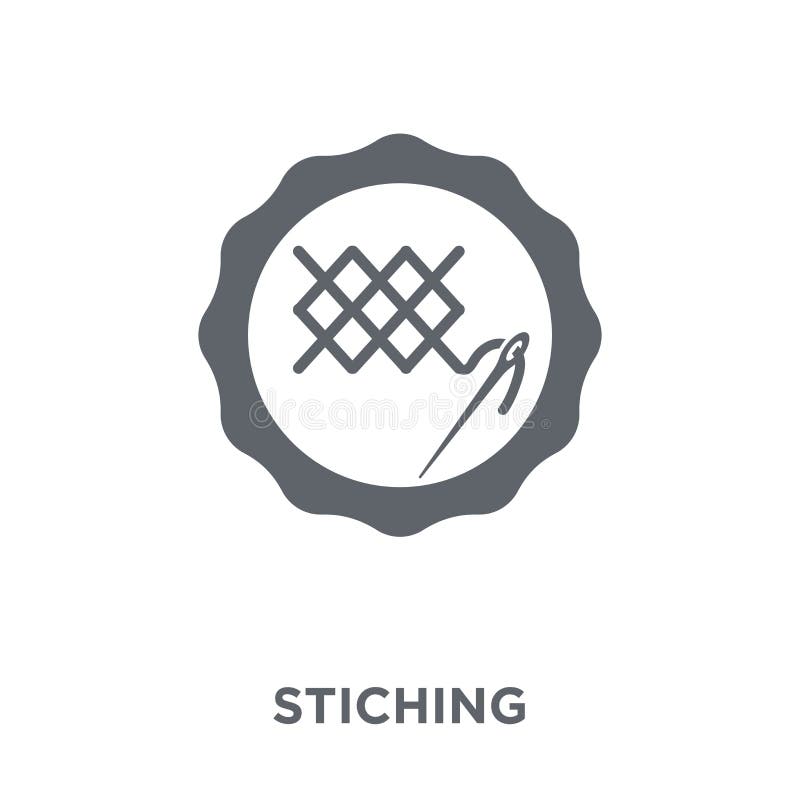 Stiching Isolated Icon. Simple Element Illustration from Sew Concept ...