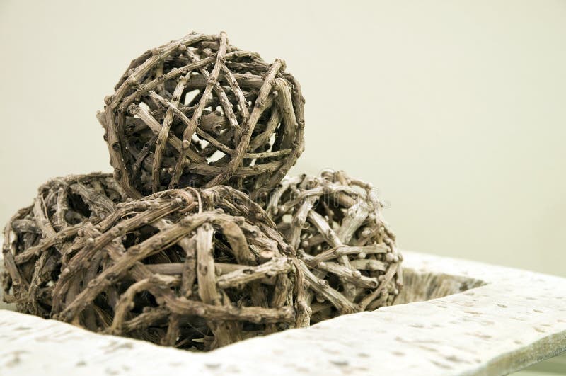 Stick ball decoration stock image. Image of wooden, traditional - 24852063