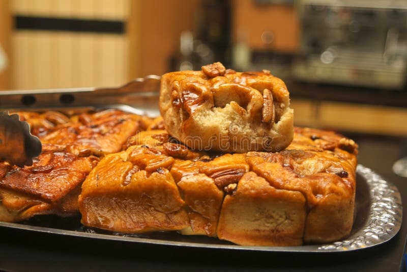 Stick Bun on Plate of Buns stock photo. Image of fragrant - 79798160