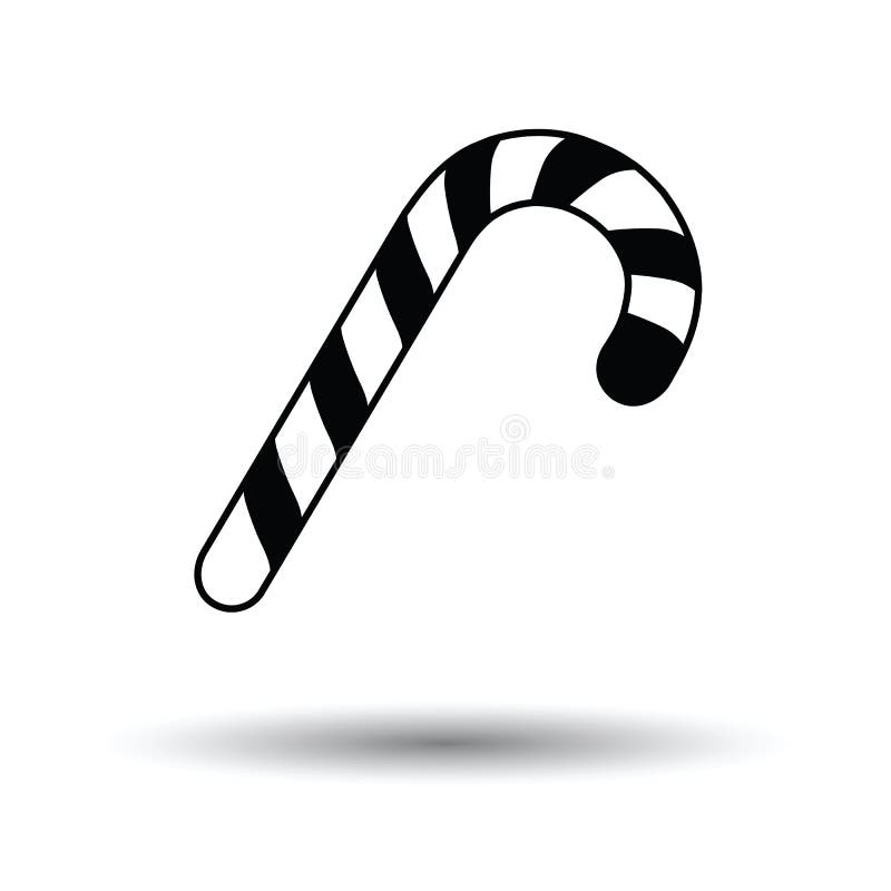Stick candy icon stock vector. Illustration of childhood - 124090682