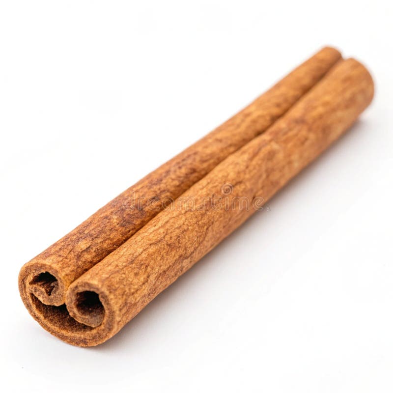 Cinnamon Isolated on White Background Stock Illustration - Illustration ...