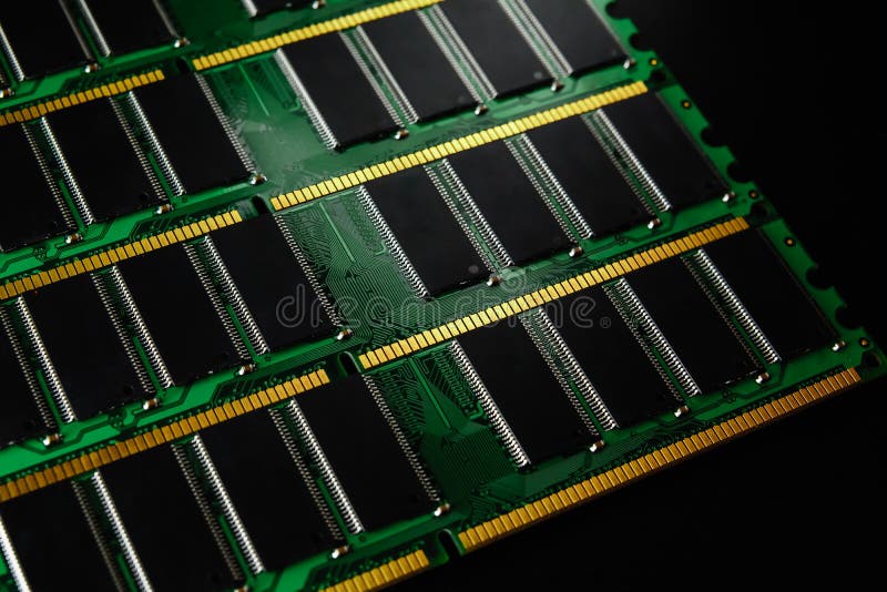 Stick of Computer Random Access Memory. Ram Stock Photo - Image of ...