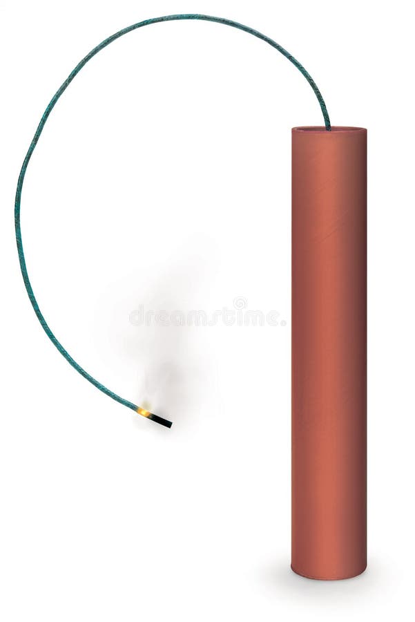 Stick of Dynamite stock illustration. Illustration of acme - 1142380