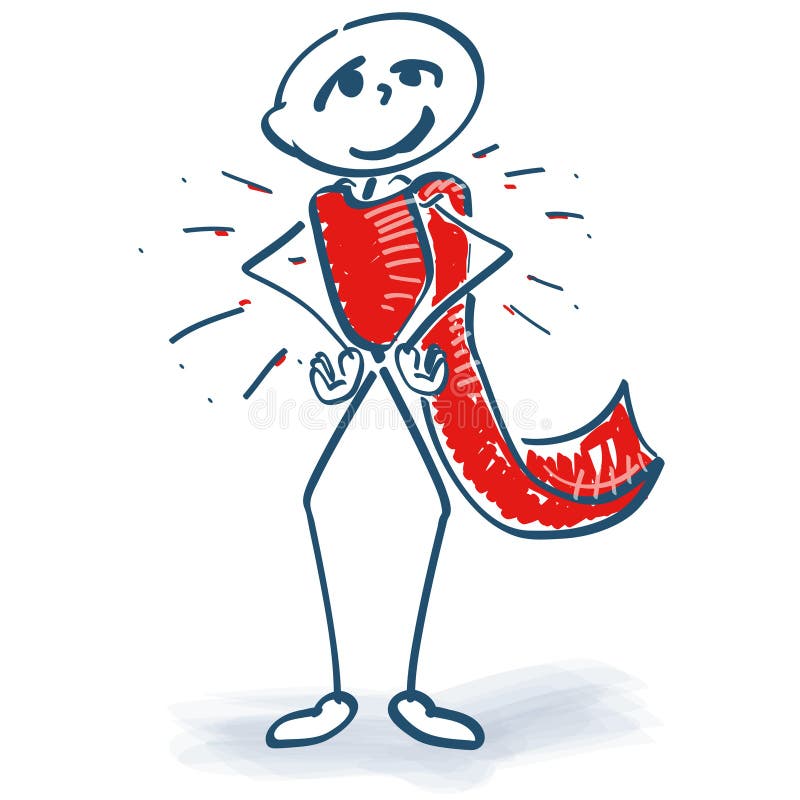 Stick Figure with Plates, Controlling and Multitasking Stock Vector ...