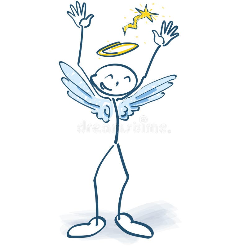Stickman Angel Stock Illustrations – 45 Stickman Angel Stock ...