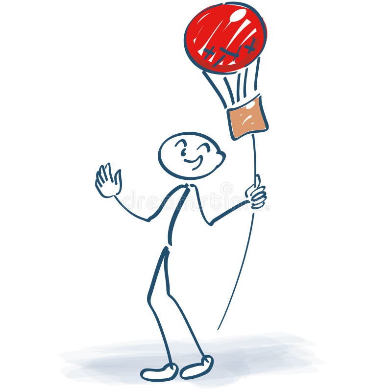 Stick Figures Hot Air Balloon Stock Illustrations – 10 Stick Figures ...