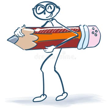 Stick Figure Writing Stock Illustrations – 842 Stick Figure Writing ...