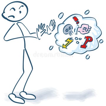 Stick Figure Stressed Stock Illustrations – 294 Stick Figure Stressed ...