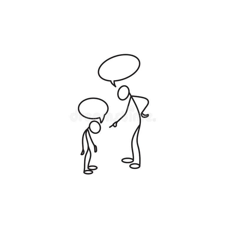 Sad Stick Figure Child Stock Illustrations – 231 Sad Stick Figure Child ...