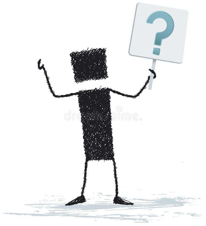 Stick Figure Asking Question Stock Illustrations – 97 Stick Figure ...