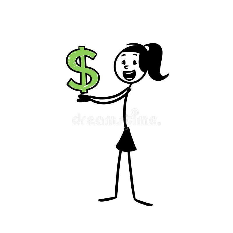 Stick Figure Bank Stock Illustrations – 735 Stick Figure Bank Stock ...