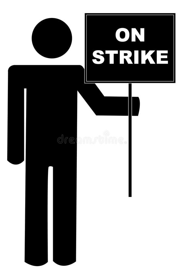 On Strike Clipart