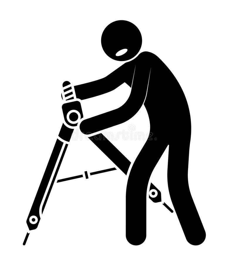 Stick Figure, Director Holds Speaker, a Loudspeaker and Screams. Start ...