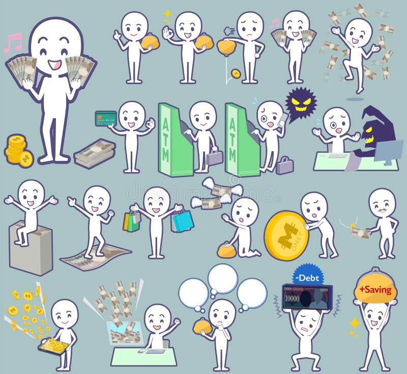 Stick Figure And Credit Card Stock Illustration - Illustration of ...