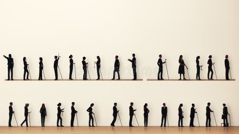 Stick Figure Pictogram Icons Set Stock Illustration - Illustration of ...