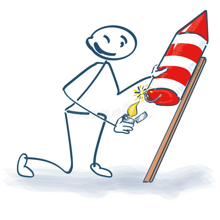 Stick Figure Rocket Stock Illustrations – 196 Stick Figure Rocket Stock ...