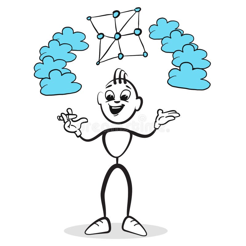 Stick Figure Series Emotions Network Stock Illustrations – 6 Stick ...