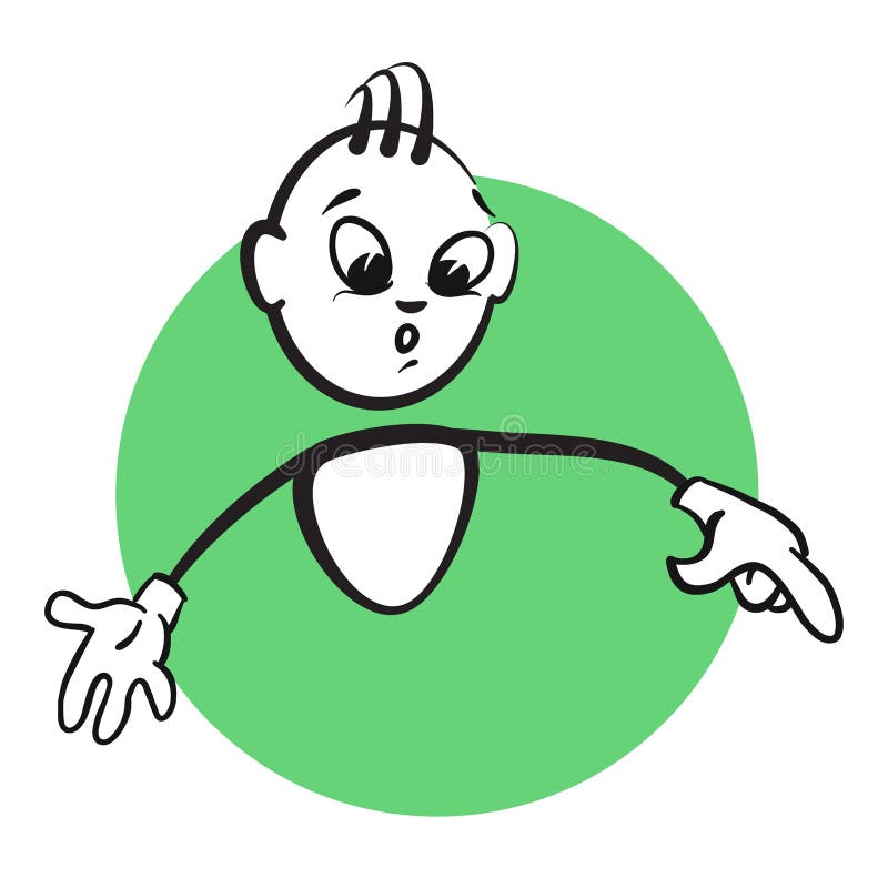 Stick Figure Series Emotions - Waiting Stock Vector - Illustration of ...