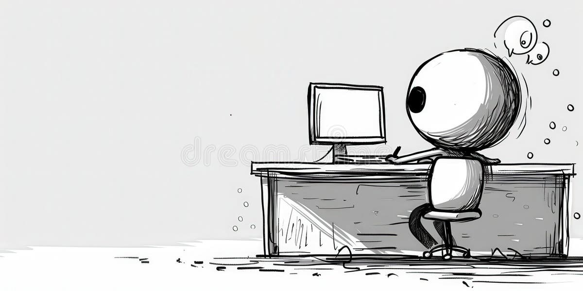 Stick Figure Focus Stock Illustrations – 241 Stick Figure Focus Stock ...