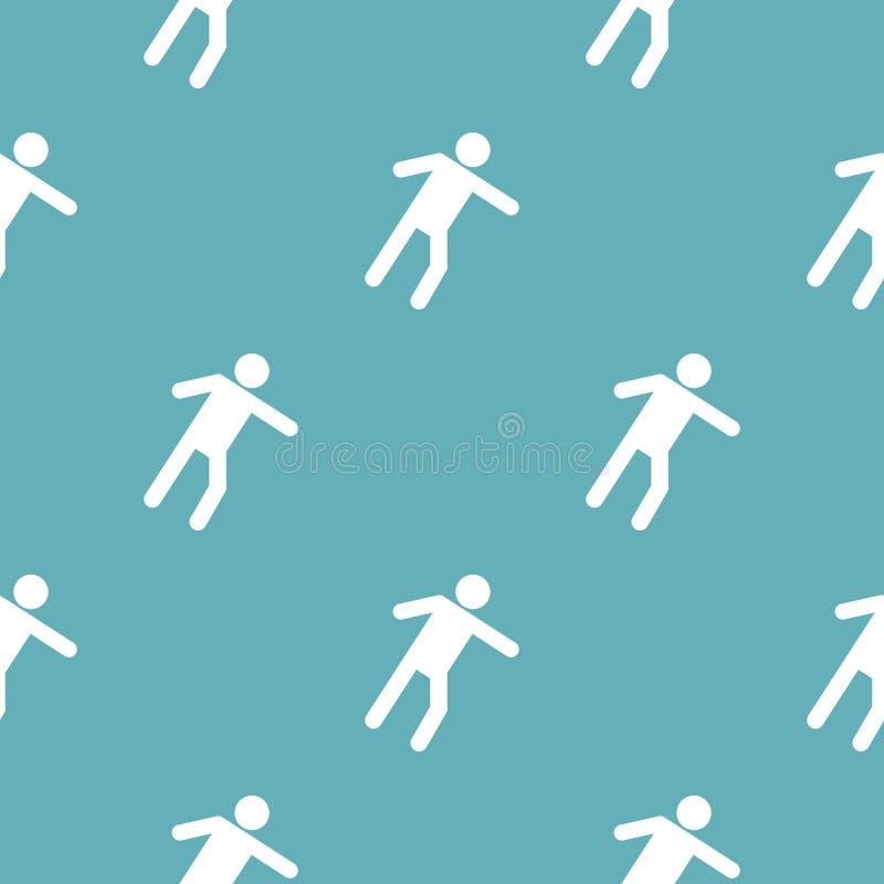 Stick Figure Stickman Pattern Seamless Stock Illustration ...