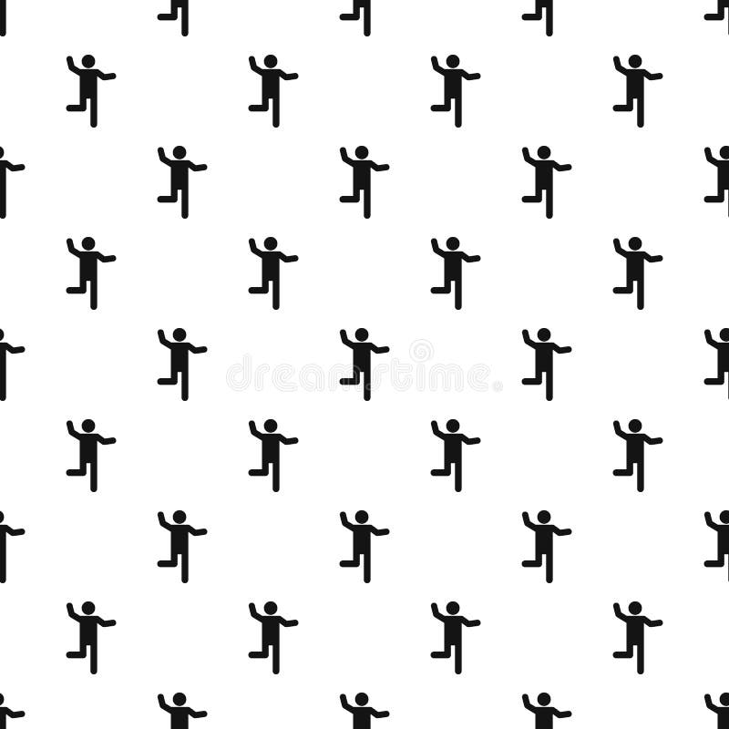 Stick Figure Stickman Pattern Vector Seamless Stock Vector ...