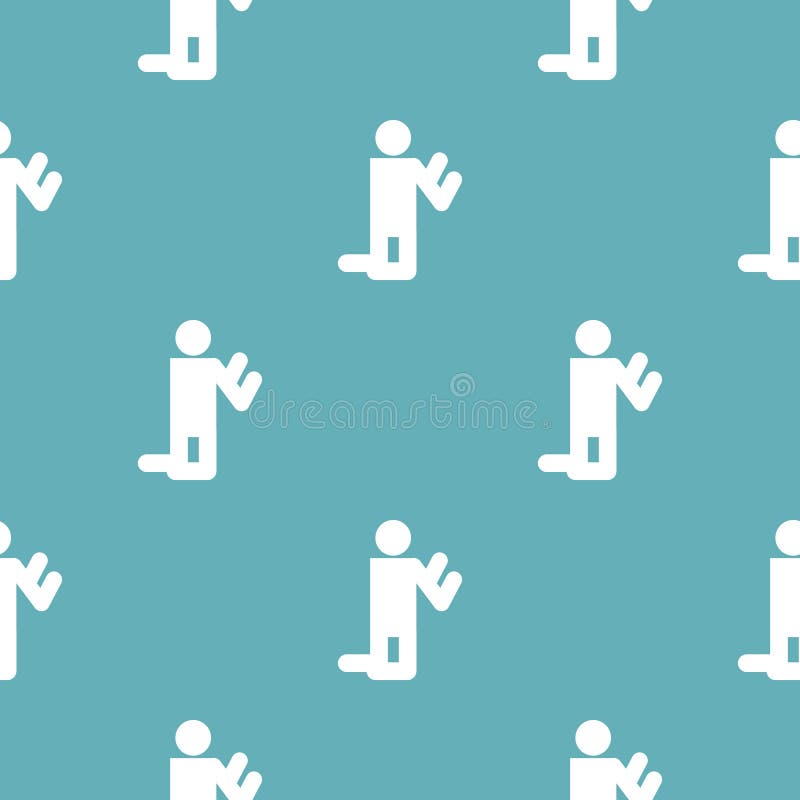 Stick Figure Stickman Pattern Vector Seamless Stock Vector ...