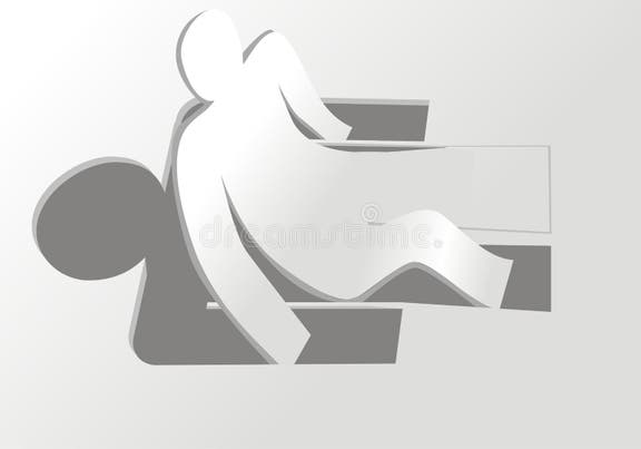 Stick figure wake up stock vector. Illustration of resuscitated - 21660334