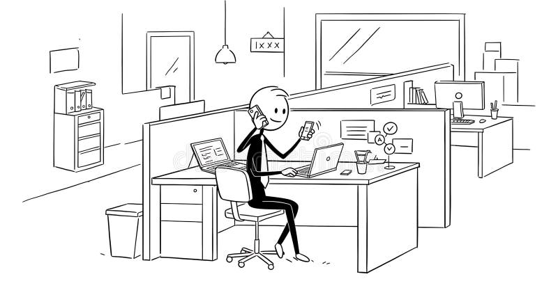 Stick Figure Talking Stock Illustrations – 1,008 Stick Figure Talking ...