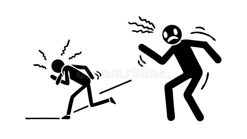 Stick Figures Arguing Conflict Disagreement Icon, Vector Design ...