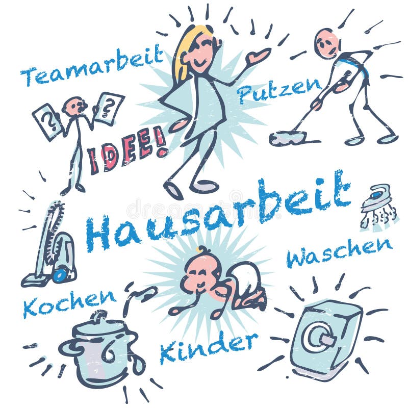 Stick Figures Housework Stock Illustrations – 9 Stick Figures Housework ...