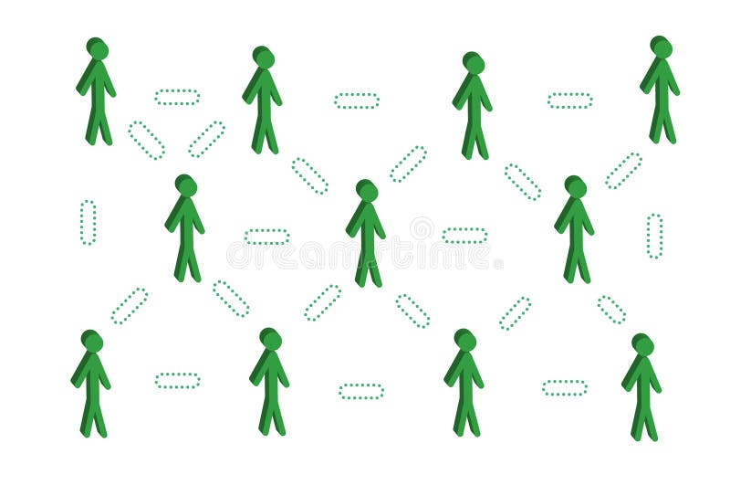 Team Collaboration Sharing Ideas Stock Illustration - Illustration of ...