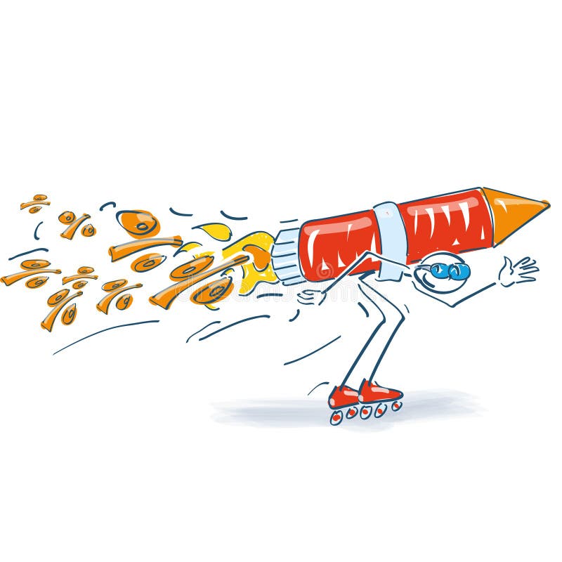 Stick Figures with Plus or Minus Stock Vector - Illustration of ...