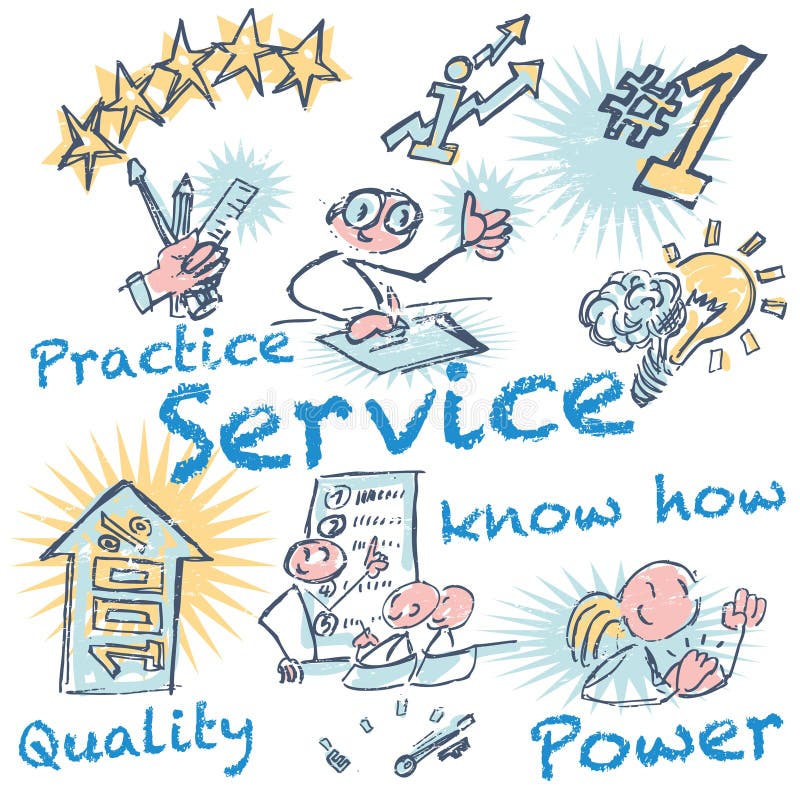 Stick Figure Desk Computer Solution Stock Illustrations – 14 Stick ...