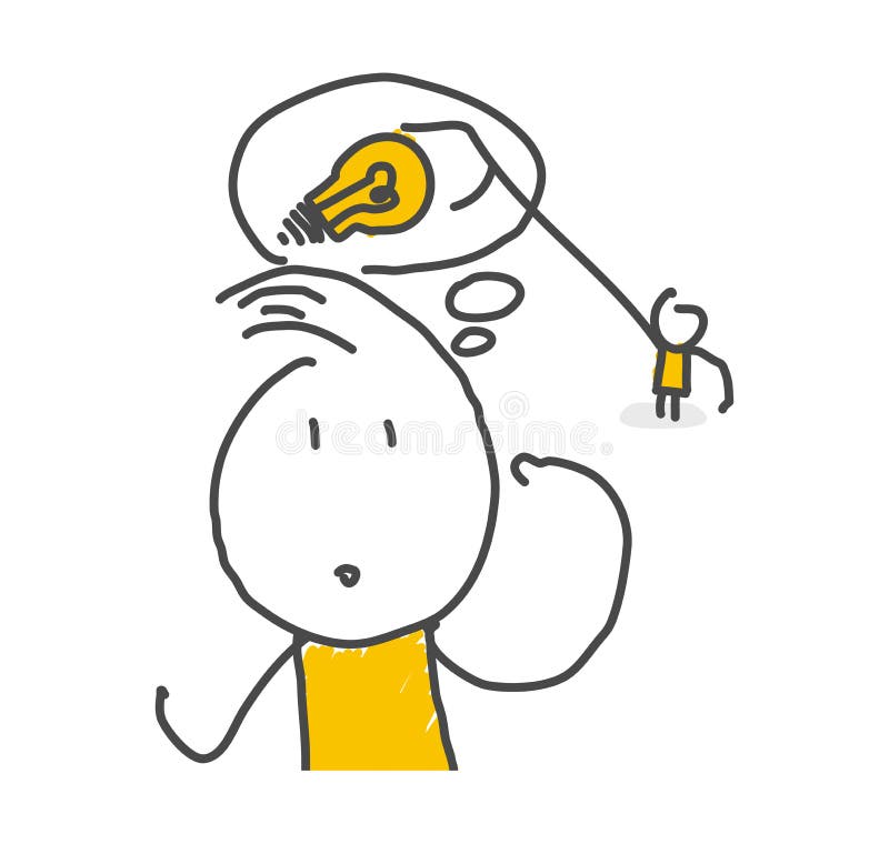 Stick Figures. Thief. Vector Stock Illustration - Illustration of ...