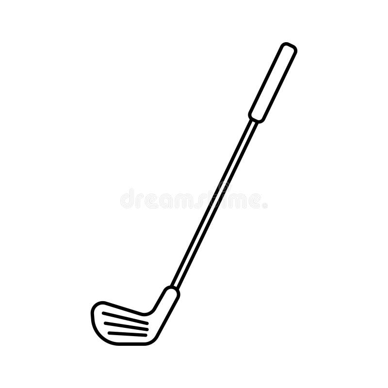 Stick Golf Icon Vector Design Template Basic RGB Stock Illustration ...