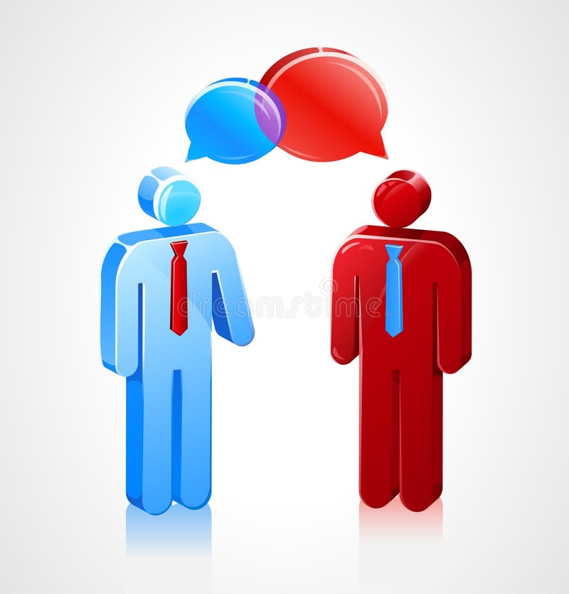 Stick Icon Discussing stock vector. Illustration of painting - 27729291